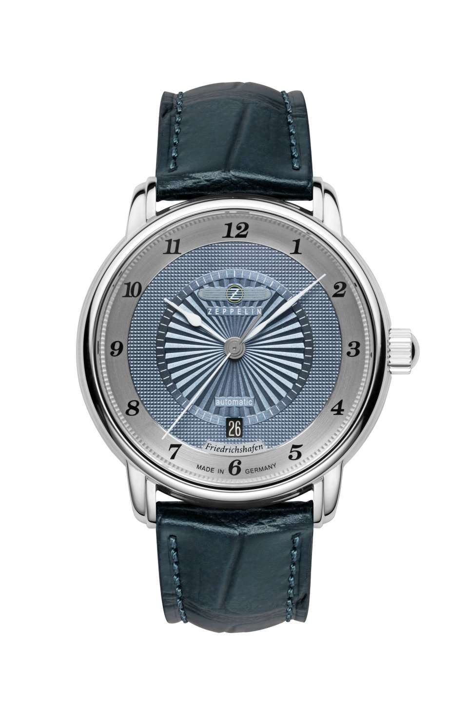 HAU, Zeppelin Friedrichshafen Automatic SW200 SW200, Steelcase wr 5atm, Sapphire C. | Men | Zeppelin